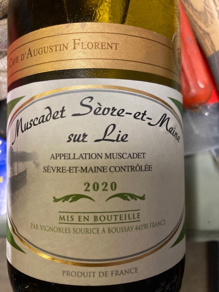 2020 La Cave D'Augustin Florent Muscadet de Sèvre-et-Maine sur lie, France, Loire Valley, Pays ...