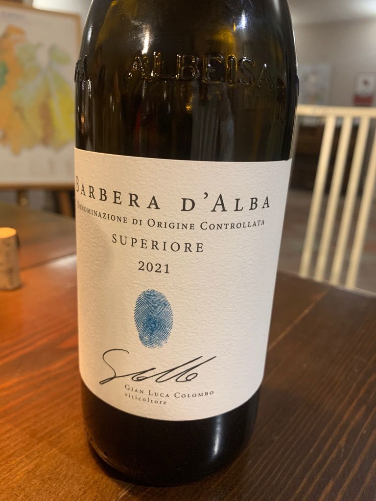 2021 Gian Luca Colombo Barbera d'Alba Superiore, Italy, Piedmont, Alba ...