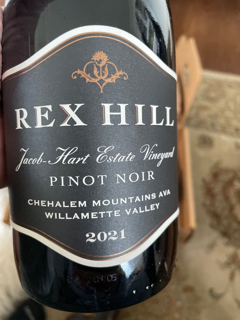 2021 Rex Hill Pinot Noir Jacob-Hart Vineyard, USA, Oregon, Willamette ...