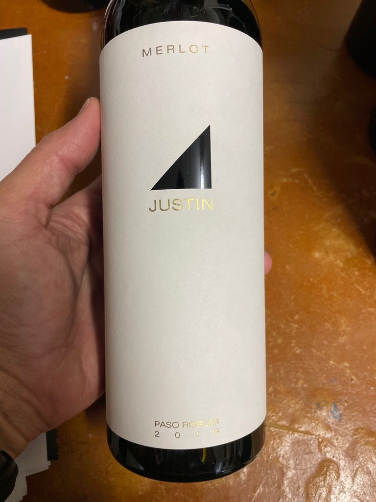 2019 Justin Vineyards & Winery Merlot, USA, California, Central Coast ...
