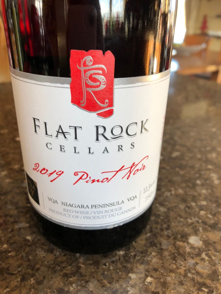 2019 Flat Rock Cellars Pinot Noir, Canada, Ontario, Niagara Peninsula ...