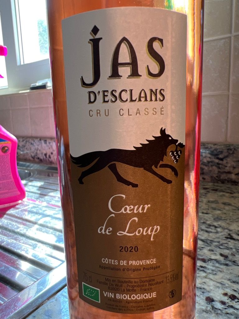 2021 Domaine du Jas d'Esclans Côtes de Provence Rosé Cuvée du Loup Cru ...