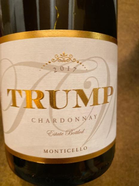 2017 Trump Winery Chardonnay, USA, Virginia, Central Virginia ...