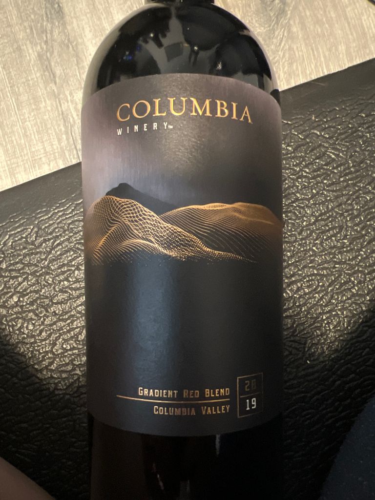 2019 Columbia Winery Gradient Red Blend, USA, Washington, Columbia ...