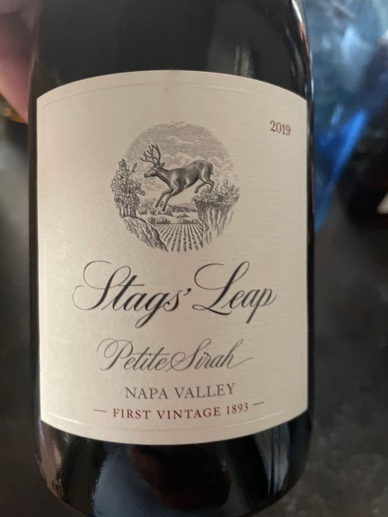 2019 Stag's Leap Wine Cellars Petite Sirah, USA, California, Napa ...