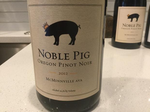 2012 Noble Pig Pinot Noir, USA, Oregon, Willamette Valley, McMinnville ...