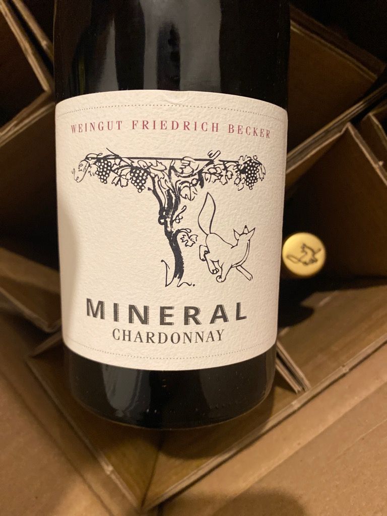 2019 Friedrich Becker Chardonnay Minéral, Germany, Pfalz - CellarTracker
