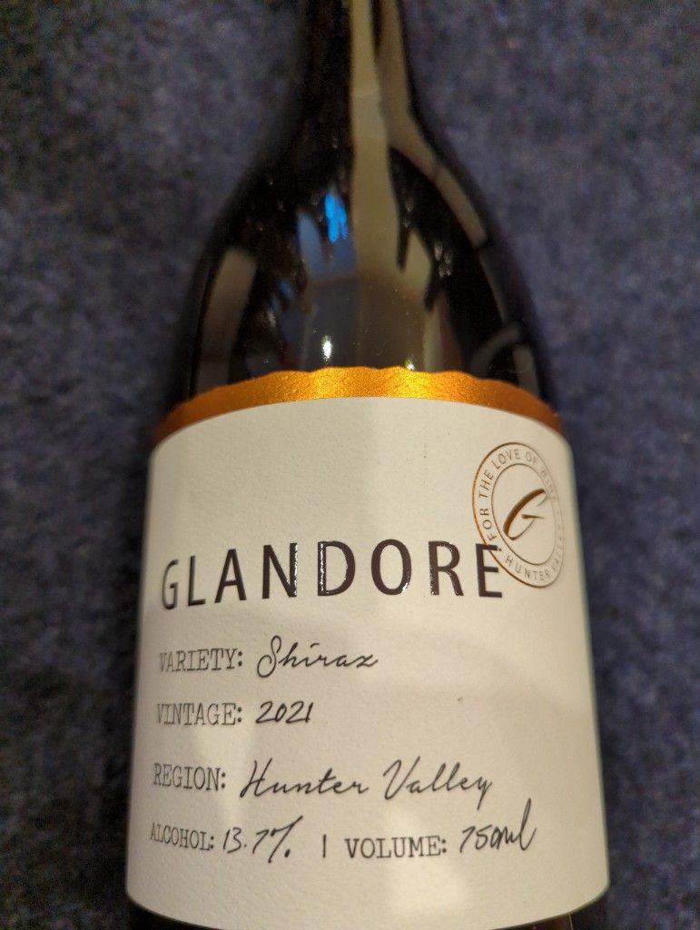 2021 Glandore Estate Wines Shiraz Hunter, Australia, New South Wales ...