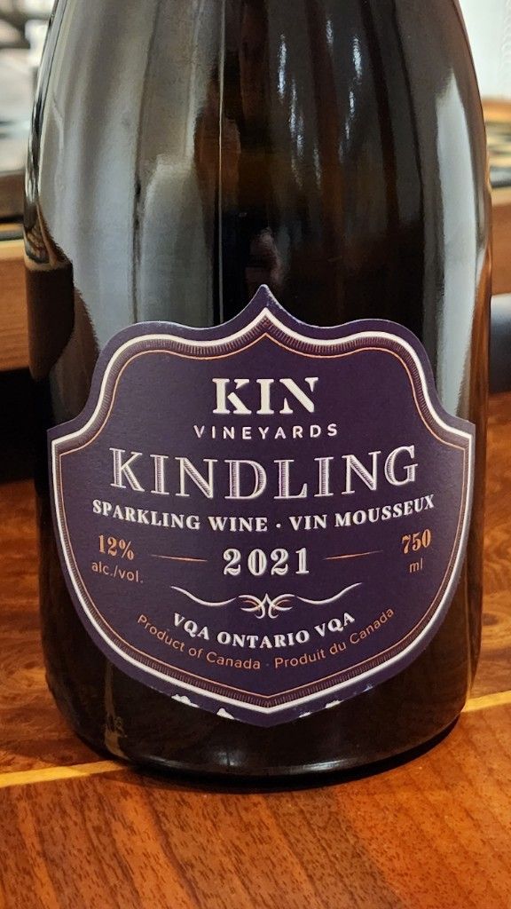 2022 Kin Vineyards KINdling Sparkling Ontario, Canada, Ontario ...