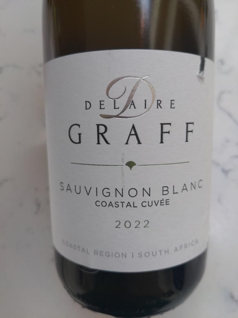2022 Delaire Graff Sauvignon Blanc Coastal Cuvée, South Africa, Coastal ...