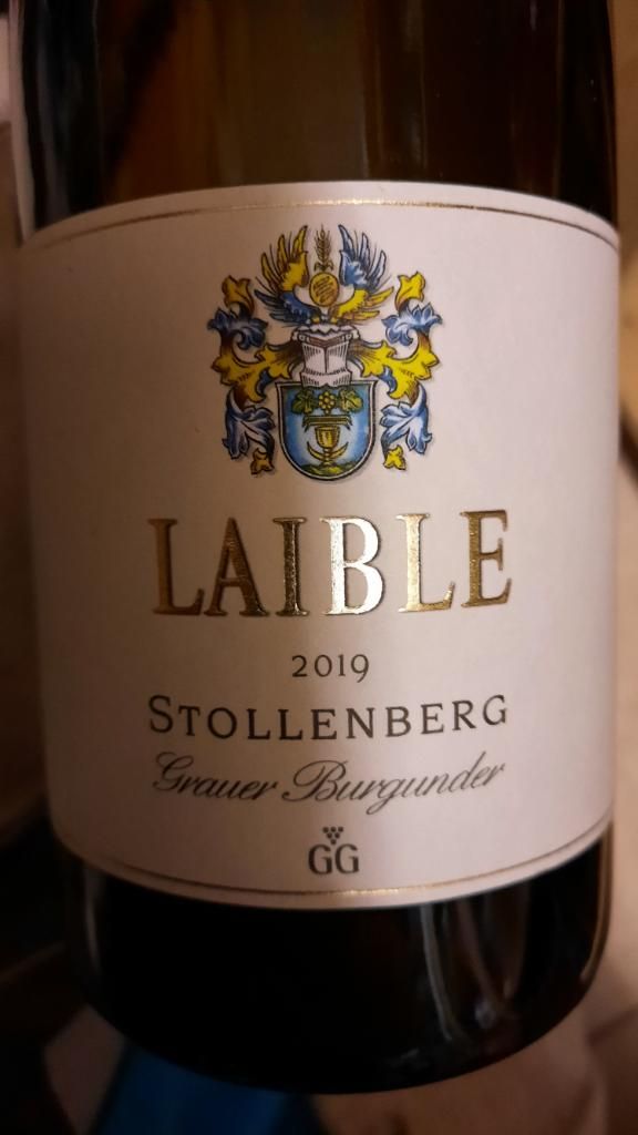 2022 Andreas Laible Durbacher Plauelrain Stollenberg Grauburgunder ...