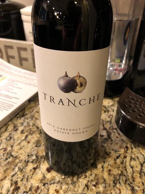 2015 Tranche Cellars Cabernet Franc Estate, USA, Washington, Columbia ...