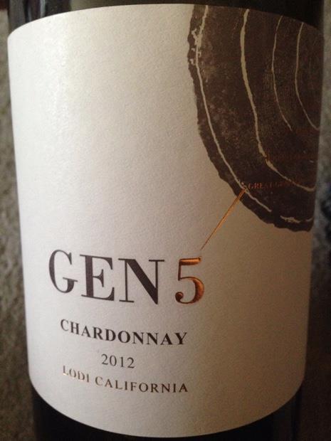 2012 Gen5 Chardonnay, USA, California, Central Valley, Lodi - CellarTracker