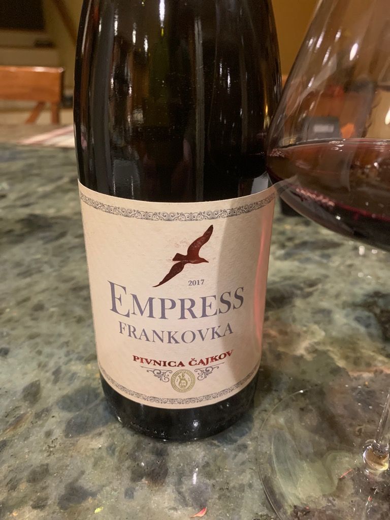 2017 Pivnica Cajkov Frankovka Empress, Slovakia - CellarTracker