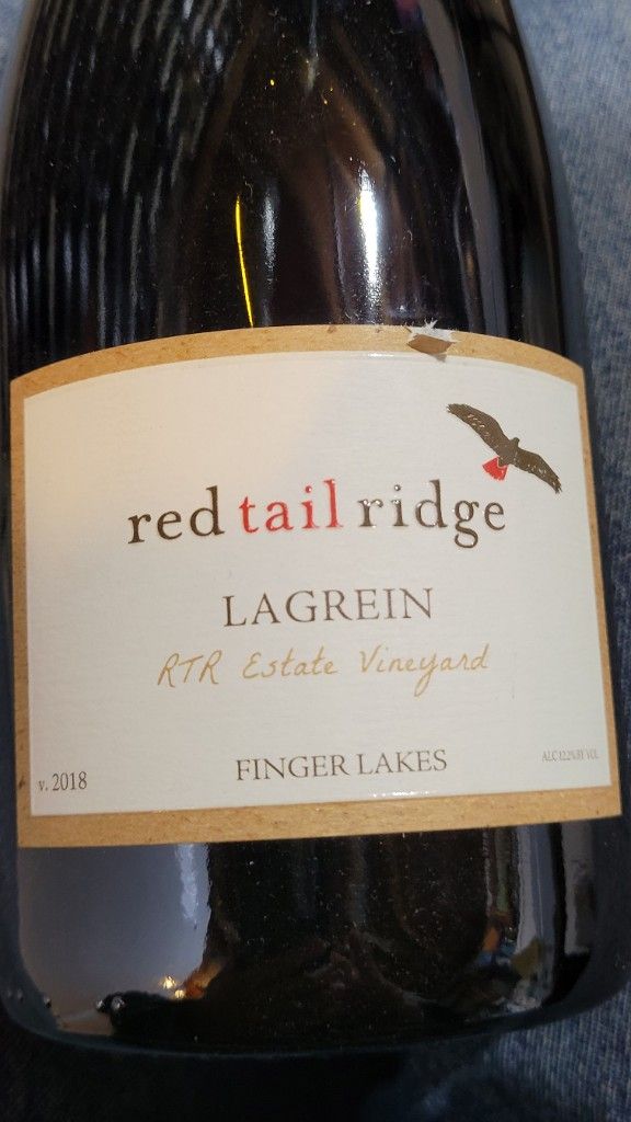 2020 Red Tail Ridge Winery Lagrein RTR Estate Vineyard, USA, New York ...