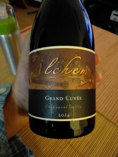 2014 Alchemy Wines Alchemy Grand Cuvée, Chile, Rapel Valley, Cachapoal ...