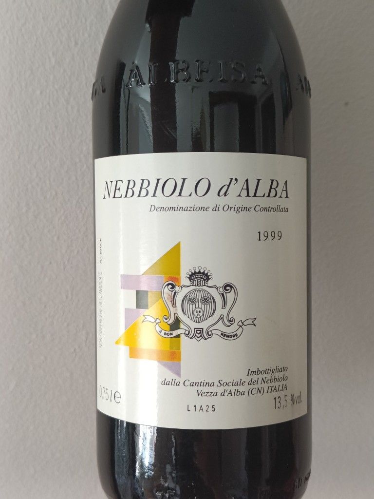 1999 Cantina del Nebbiolo Nebbiolo d'Alba, Italy, Piedmont, Alba ...