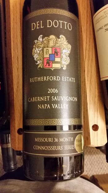 2006 Del Dotto Cabernet Sauvignon Connoisseurs Series Missouri American ...