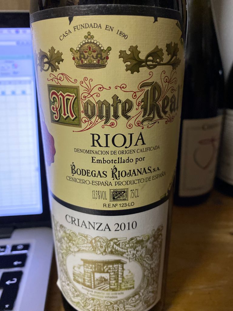 2010 Bodegas Riojanas Rioja Monte Real Crianza, Spain, La Rioja, Rioja ...