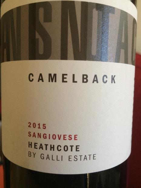 2011 Galli Estate Sangiovese Camelback, Australia, Victoria, Central ...