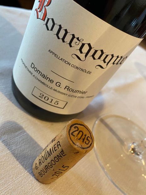 2015 Domaine G. Roumier / Christophe Roumier Bourgogne, France ...