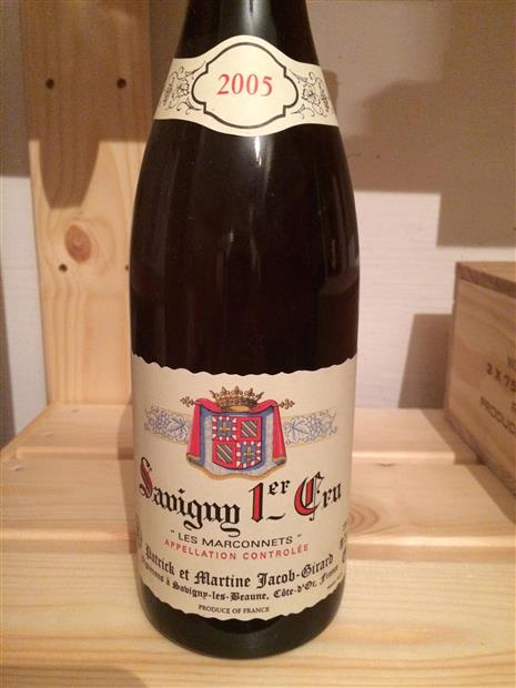 2009 Patrick Jacob Girard Savigny-lès-Beaune 1er Cru Les Marconnets ...