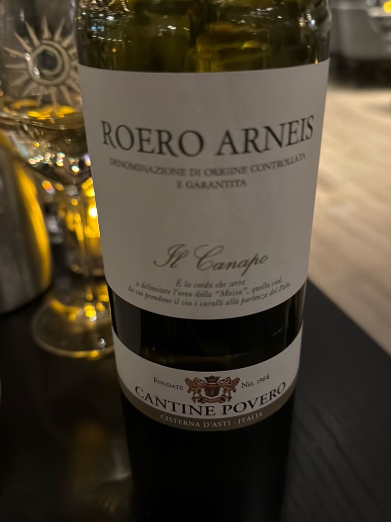 2022 Cantine Povero Roero Arneis Il Canapo, Italy, Piedmont, Alba ...