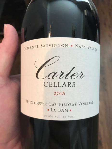 2015 Carter Cellars Cabernet Sauvignon La Bam Beckstoffer Las Piedras ...