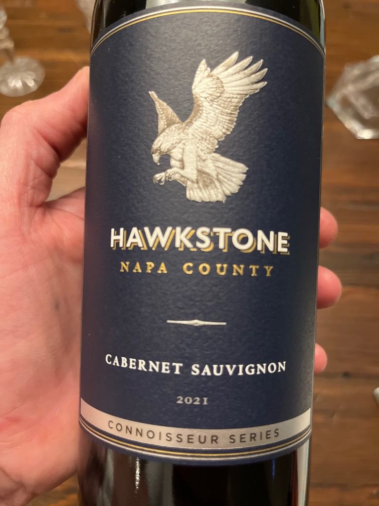2021 Hawkstone Cabernet Sauvignon Connoisseur Series Diamond Mountain ...