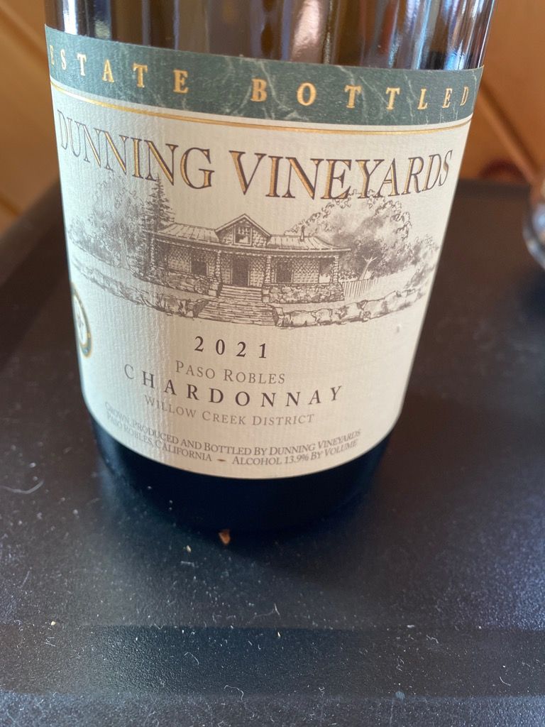 2020 Dunning Vineyards Chardonnay Estate, USA, California, Central ...