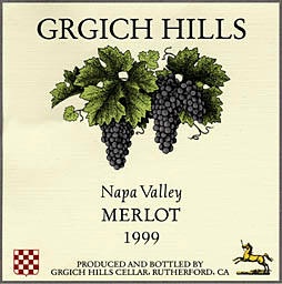 1999 Grgich Hills Merlot, USA, California, Napa Valley - CellarTracker