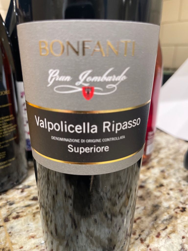 2018 Bonfanti Vini Ripasso della Valpolicella Superiore Gran Lombardo ...