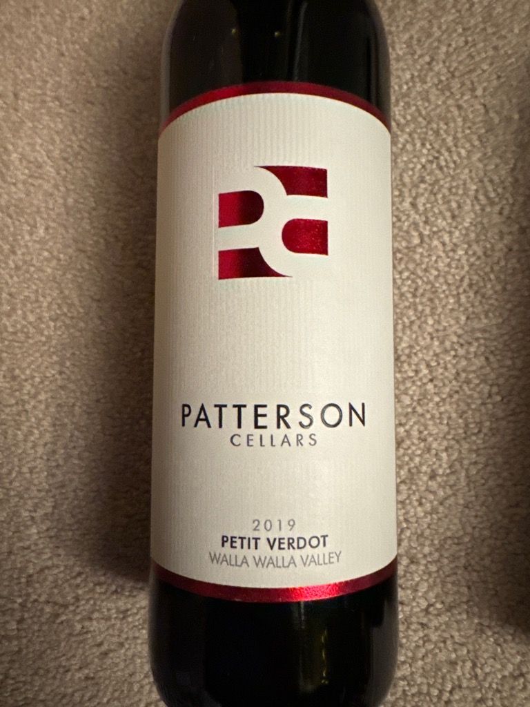 2020 Patterson Cellars Petit Verdot, USA, Washington, Columbia Valley ...