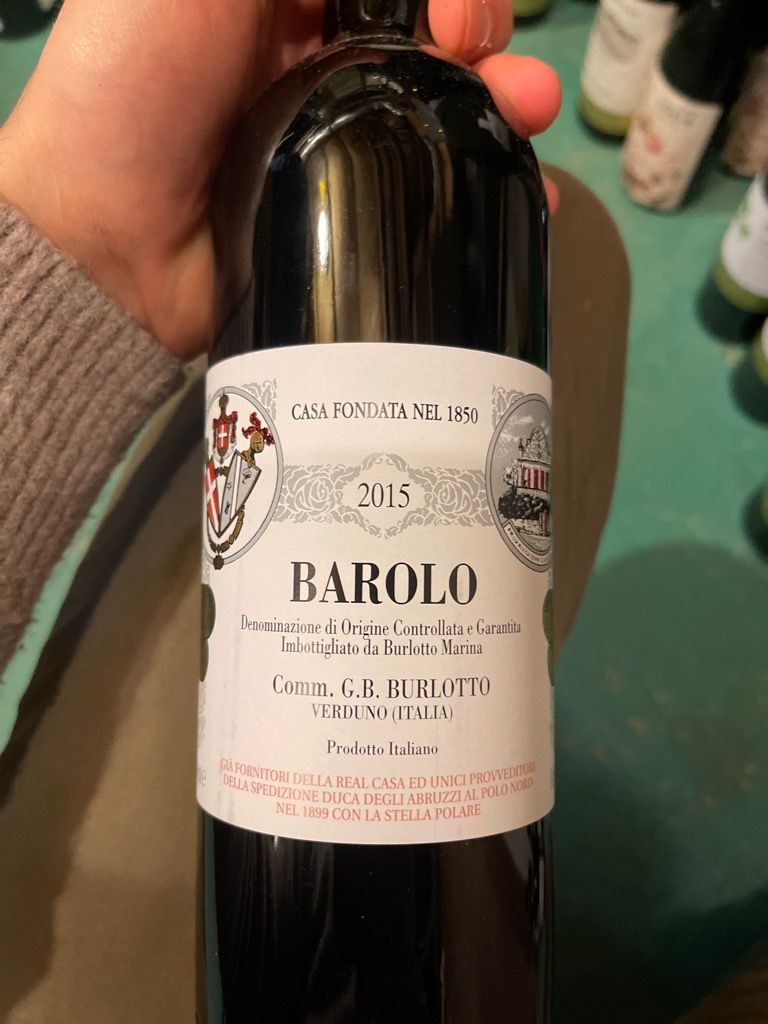 2015 Comm. G.B. Burlotto Barolo Castelletto, Italy, Piedmont, Langhe ...