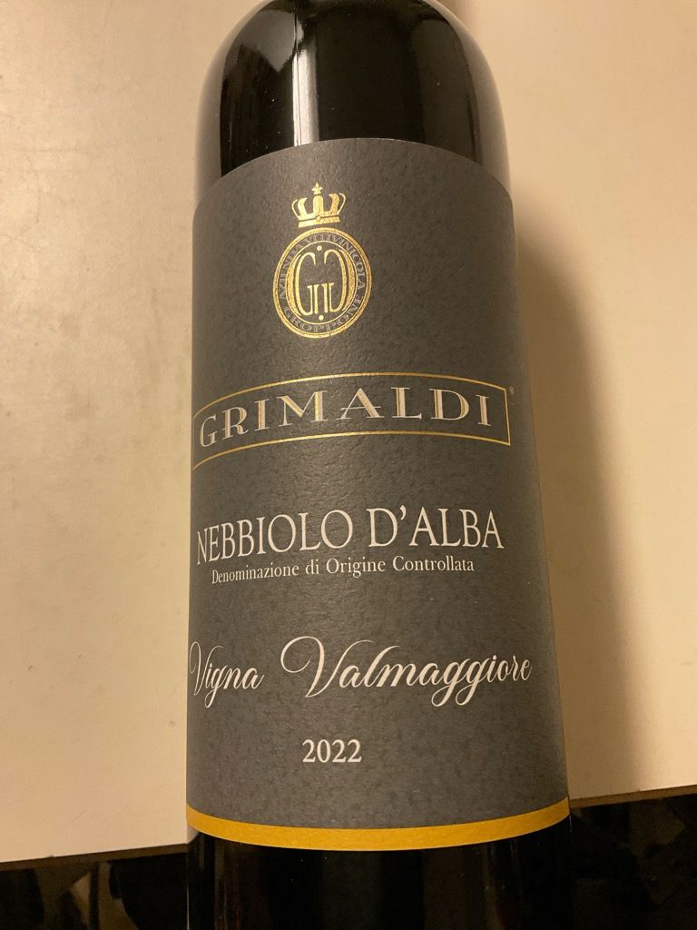 2021 Grimaldi Luigino Nebbiolo d'Alba, Italy, Piedmont, Alba, Nebbiolo ...