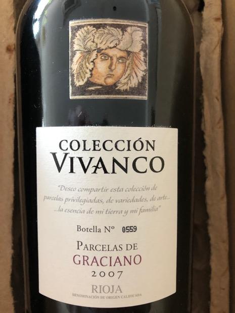2007 Bodegas Vivanco Rioja Colección Vivanco Parcelas de Graciano ...