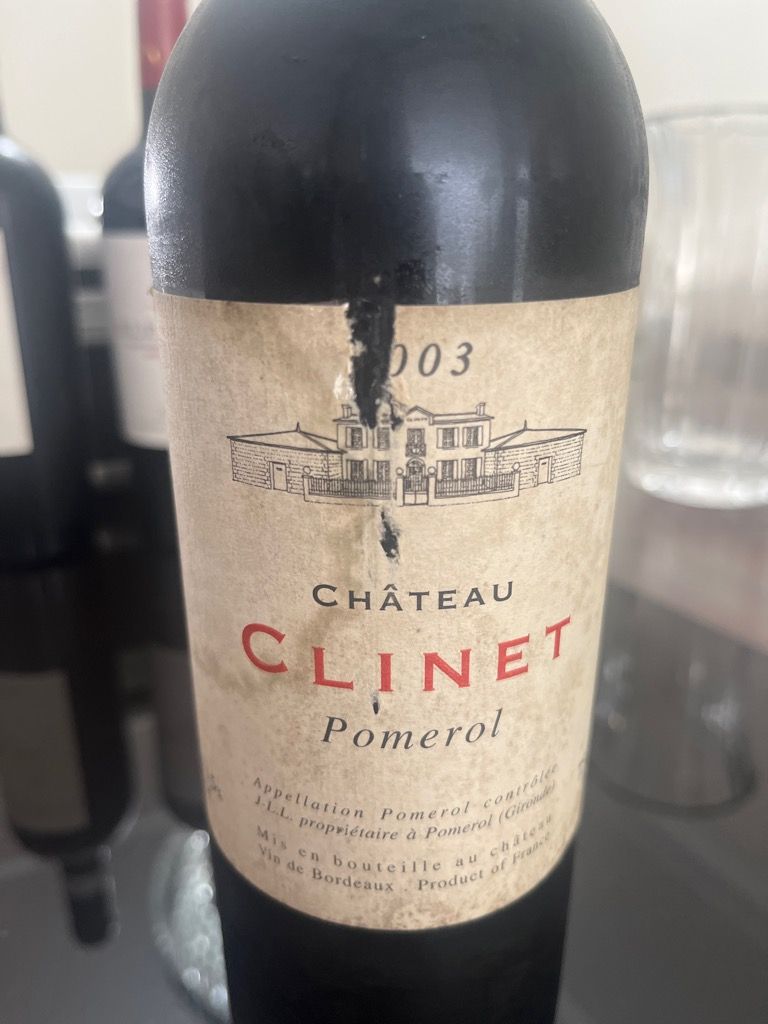 2003 Château Clinet, France, Bordeaux, Libournais, Pomerol - CellarTracker