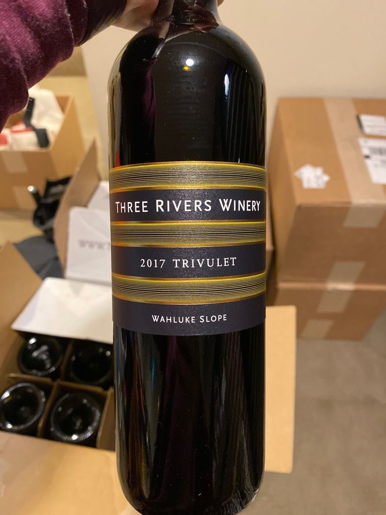 2018 Three Rivers Winery Trivulet, USA, Washington, Columbia Valley ...
