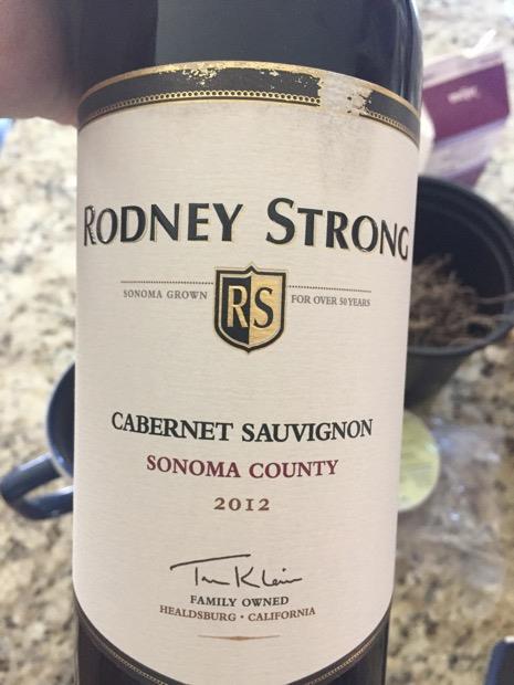 2012 Rodney Strong Cabernet Sauvignon Alden Vineyards, USA, California ...