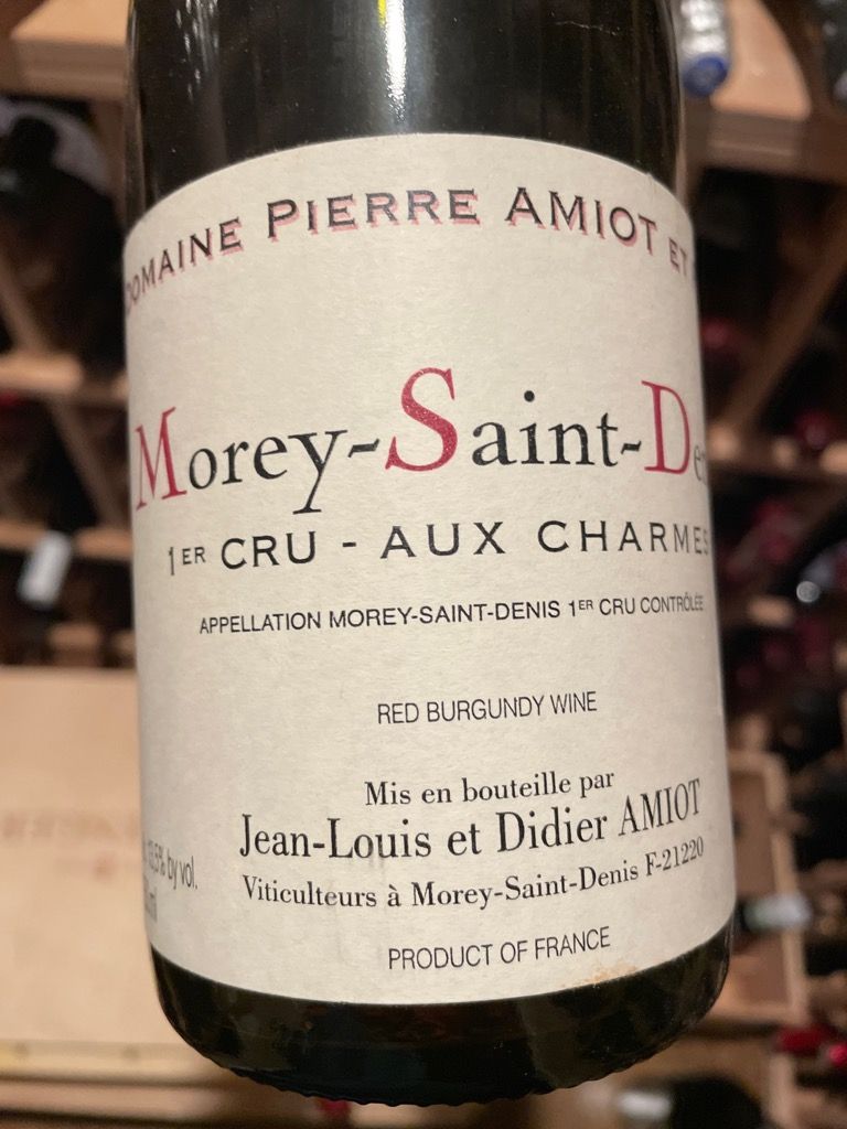2005 Domaine Pierre Amiot et Fils Morey St. Denis 1er Cru Aux Charmes ...