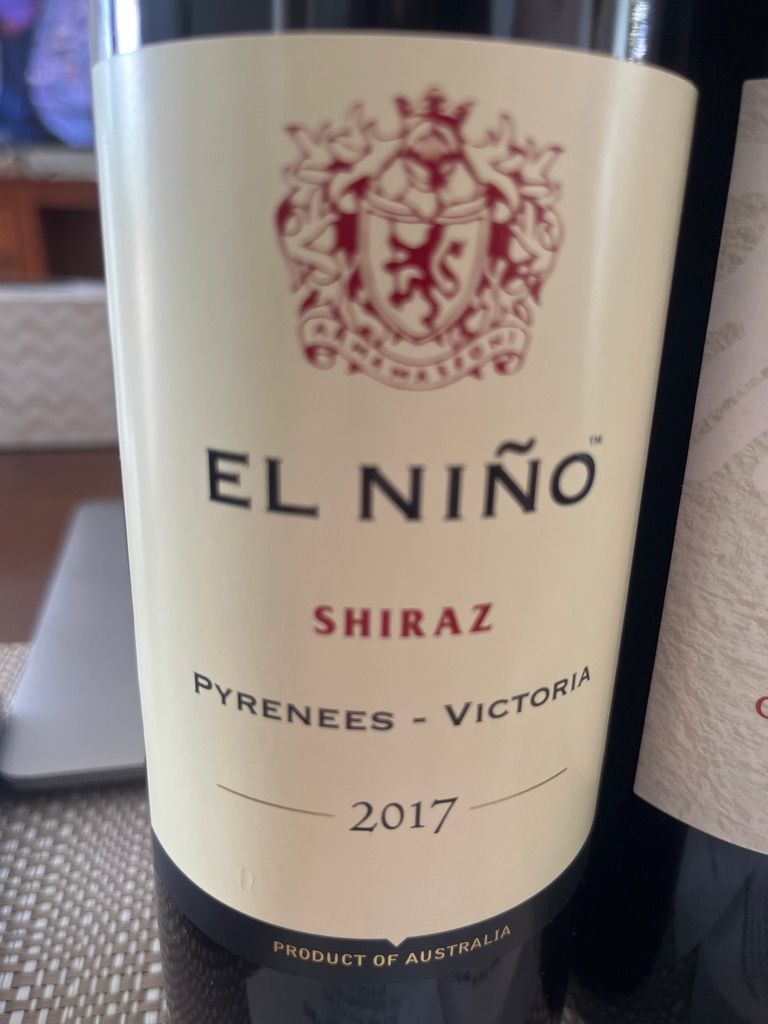 2017 Massoni Shiraz El Nino, Australia, Victoria, Western Victoria ...