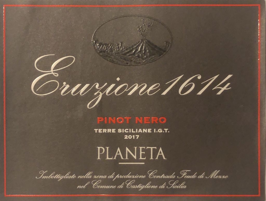 NV Planeta Pinot Nero Sicilia Eruzione 1614, Italy, Sicily, Sicilia ...