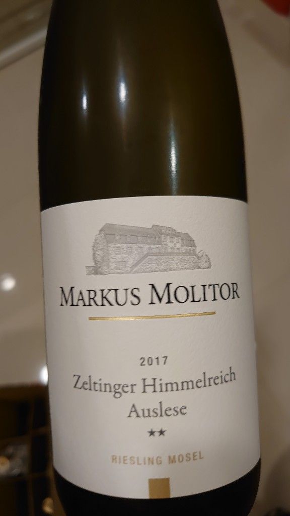 2012 Markus Molitor Zeltinger Himmelreich Riesling Auslese ** (Golden ...