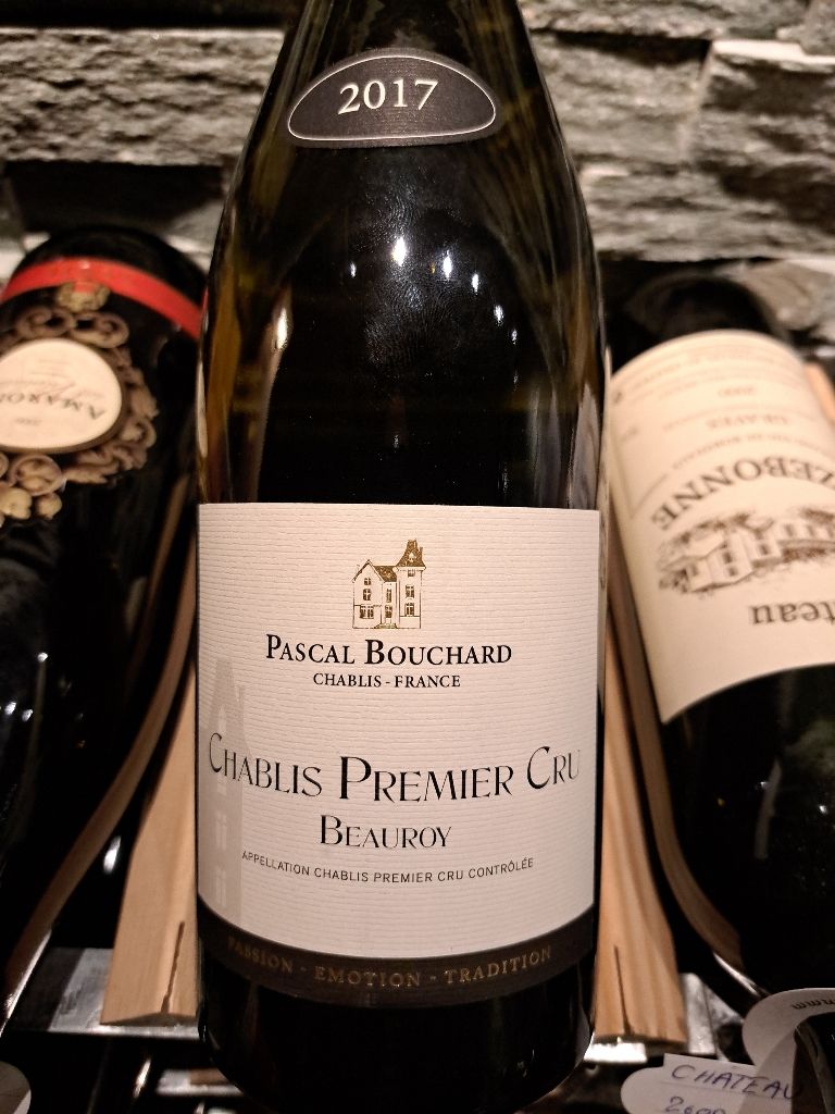 2017 Pascal Bouchard Chablis 1er Cru Beauroy, France, Burgundy, Chablis, Chablis 1er Cru ...