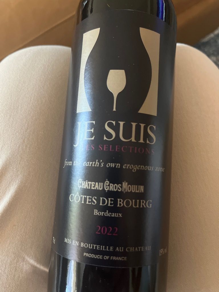 2018 Château Gros Moulin Je Suis, France - CellarTracker