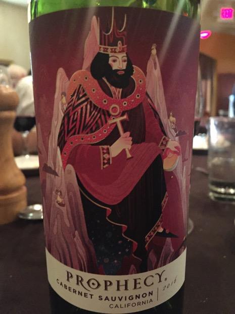 2016 Prophecy Wines Cabernet Sauvignon, USA, California - CellarTracker