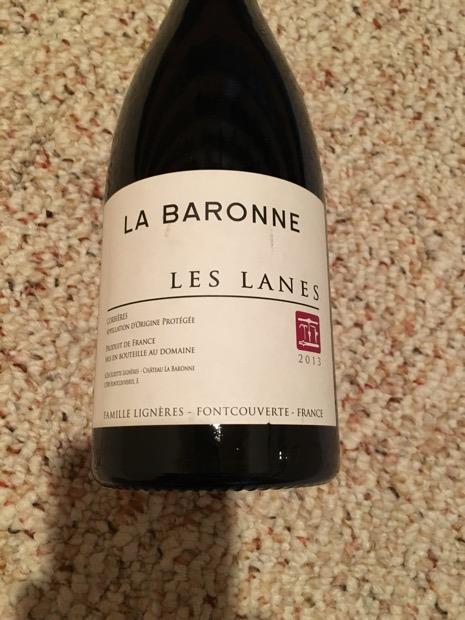 2010 Château La Baronne Corbières Les Lanes Rouge, France, Languedoc ...