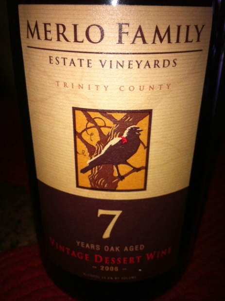 2006 R. Merlo Family Estates Vintage Dessert Wine, USA, California ...