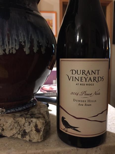 2014 Durant Vineyards Pinot Noir Ava Roan, USA, Oregon, Willamette ...