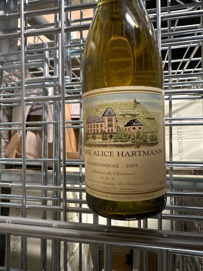 2005 Domaine Alice Hartmann Chardonnay Sélection du Château ...